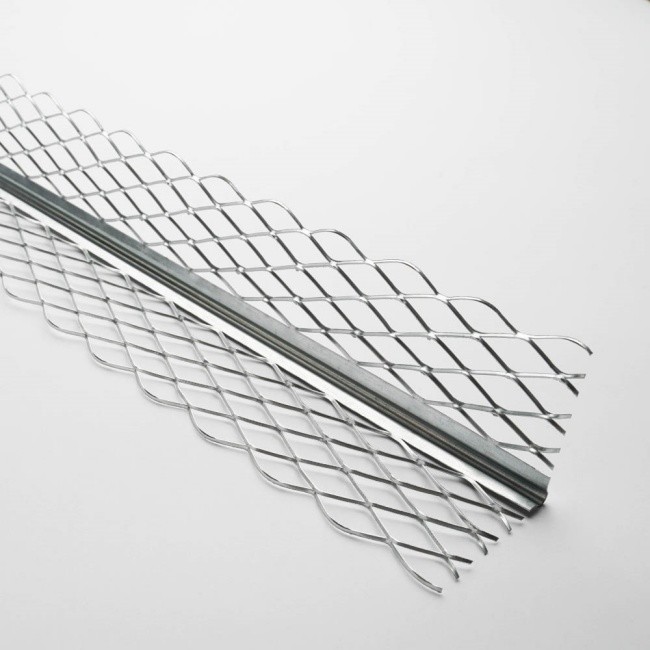 Integrated Metal Drywall Corner Bead Flange Expanded With 1 Inch Wing
